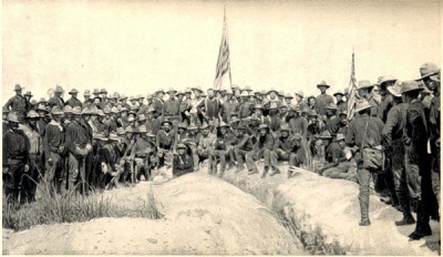 Colonel-Roosevelt-and-his-Rough-Riders-atop-the-captured-hill,-Battle-of-San-Juan - Totally History